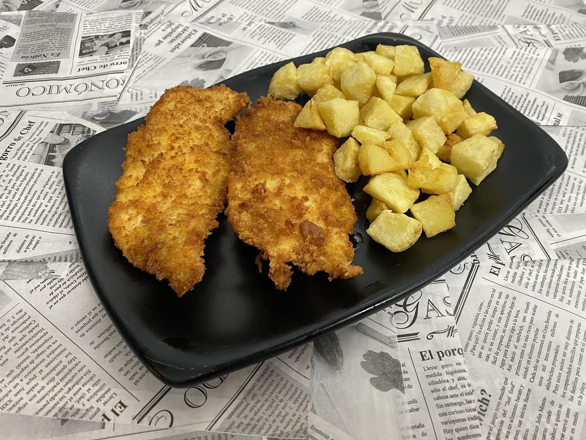 Pechuga de Pollo Rebozada